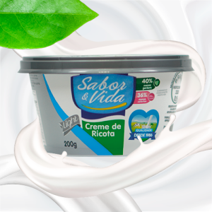 Creme de Ricota Light – 200g – Sabor & Vida