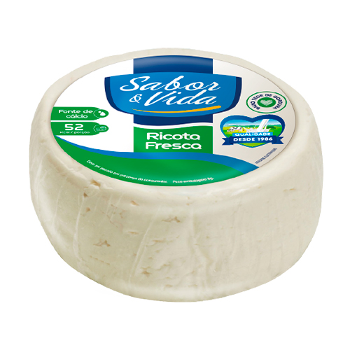 Ricota Fresca – 450g – Sabor & Vida